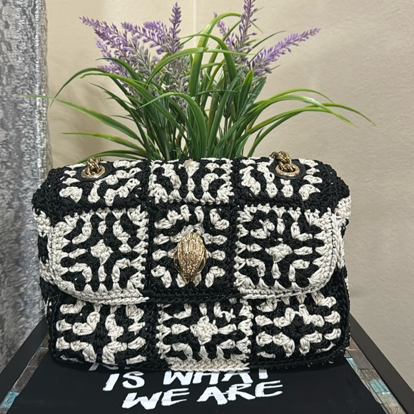 Kurt Geiger | Bags | Kurt Geiger Kensington Crochet Crossbody Bag ...